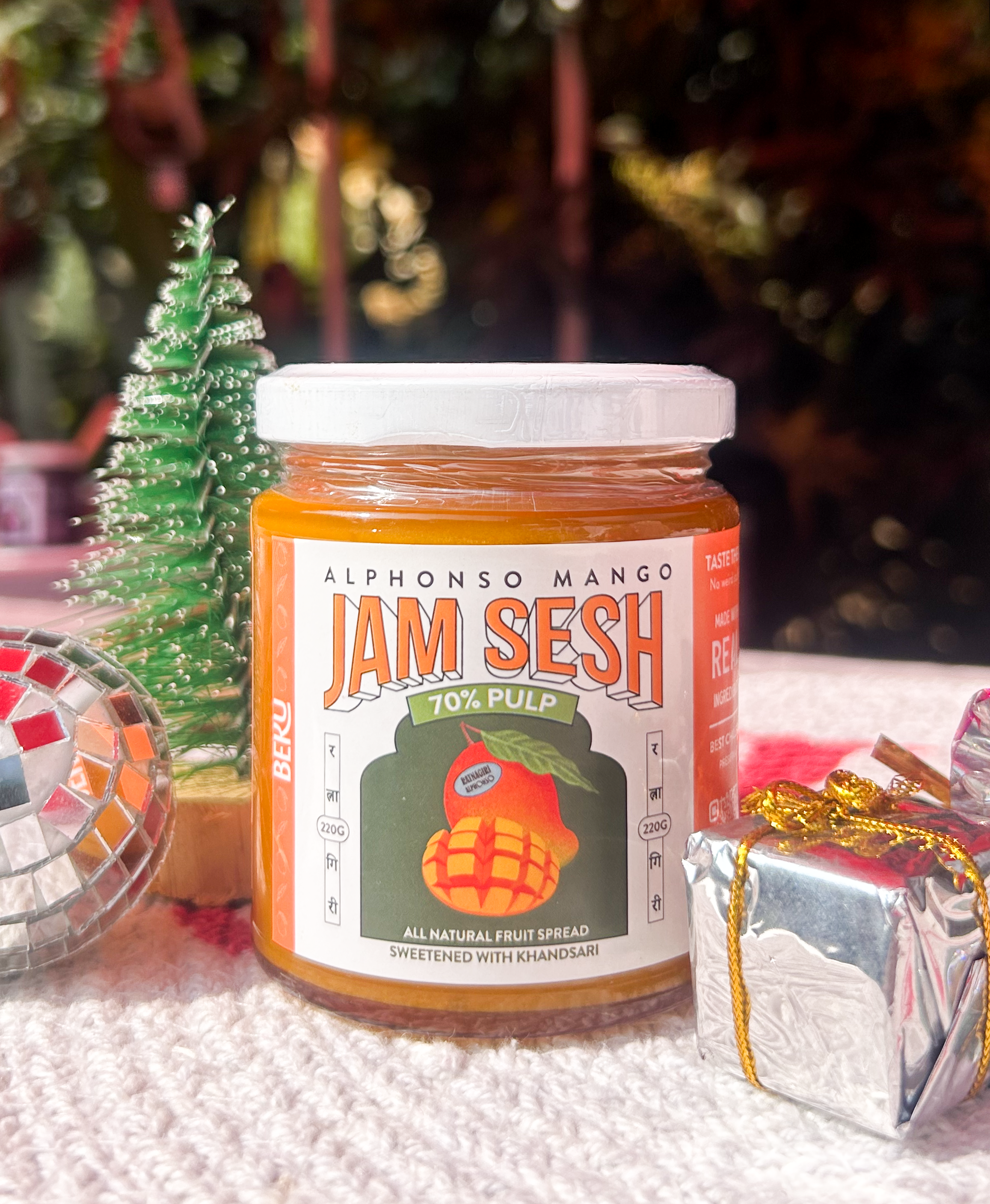 Beku Mango Spread – Made with Ratnagiri Alphonso Mangoes| 220 grams
